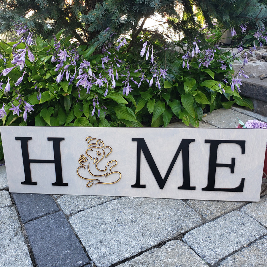 Home Ganesha Wall Sign - Timeless Notions