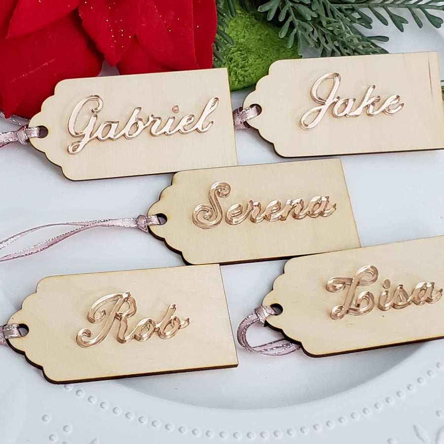 Large Christmas Gift Tags Personalized With Name - Timeless Notions