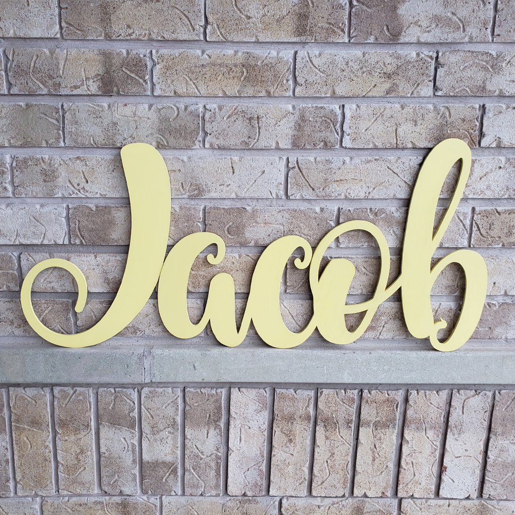 Ombre Wooden Name Letters For Boys