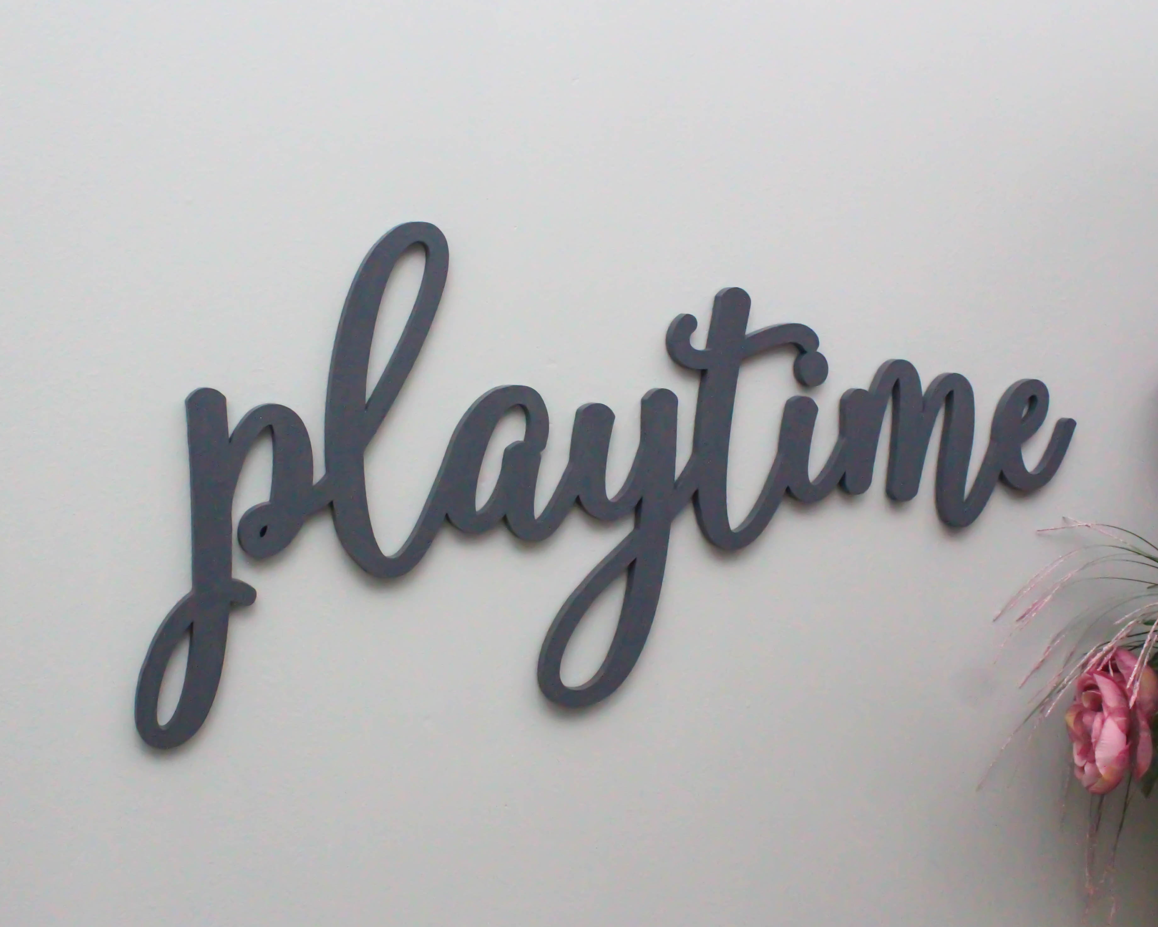Playtime Wooden Letters | Wall Letters - Timeless Notions